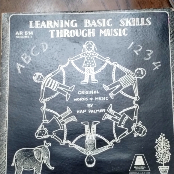 Hap Palmer | Media | 969 Learning Basic Skills Through Music Record By ...